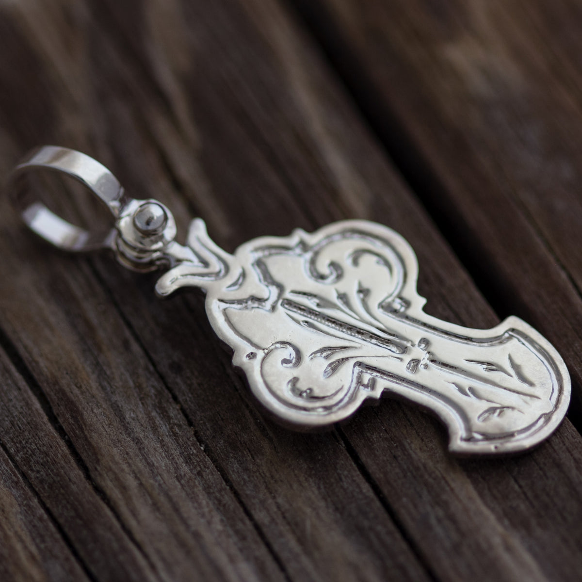 Sterling Silver Spoon Cross Pendant – MFST