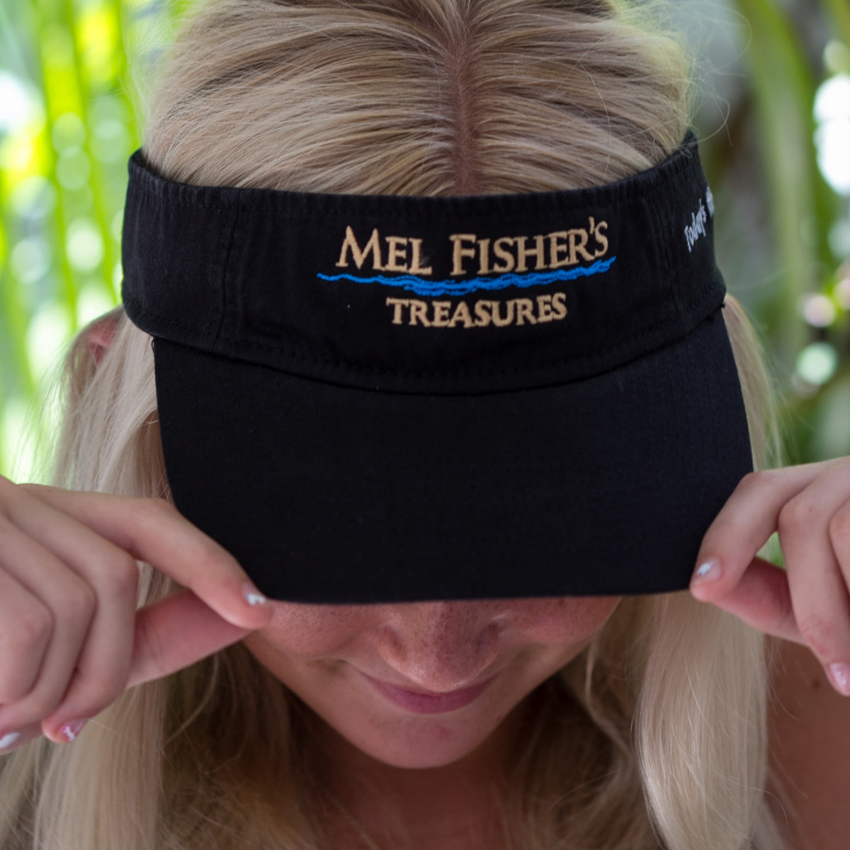 Mel Fisher's Treasures Visor w/ "Today's the Day" on the side – MFST