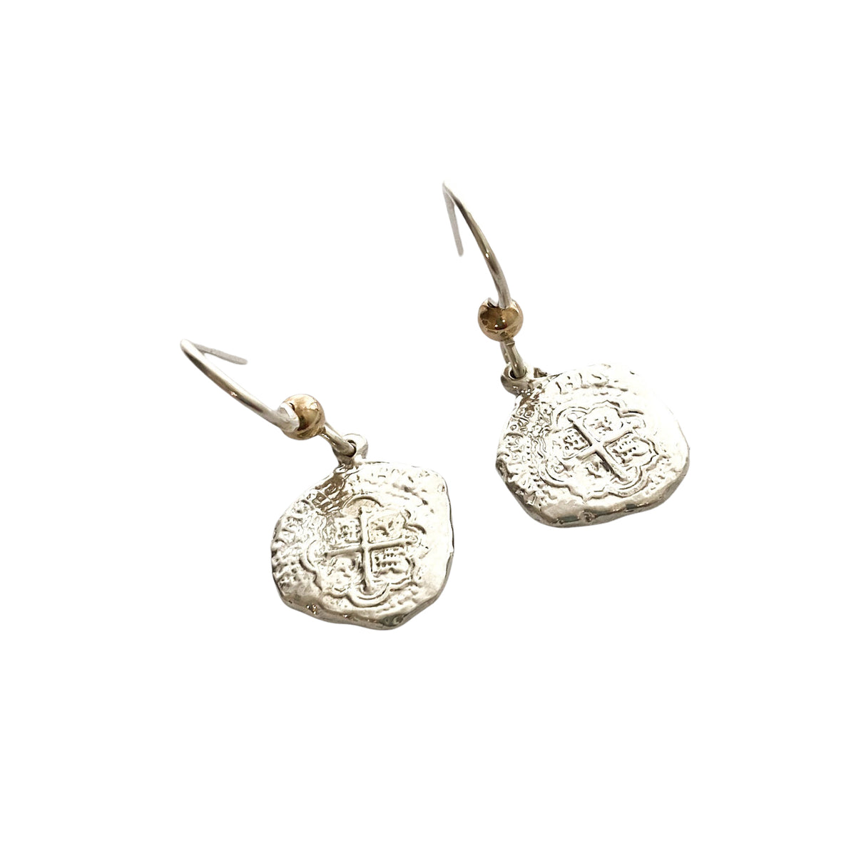 Atocha 1/2 Reale Shipwreck Coin Earrings | Taffi Fisher Collection – MFST