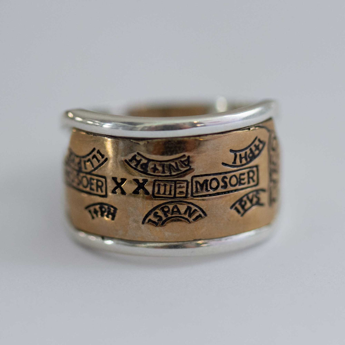 Atocha Ingot Coin Ring Sterling Silver Copper | MFST